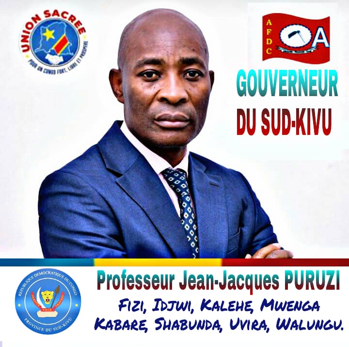 Urgent : Jean Jacques Purusi nouveau Gouverneur du Sud-Kivu - RTR 93.5 MHz