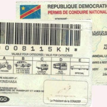 RDC : le contrôle des permis de conduire biométriques sécurisés avec ...